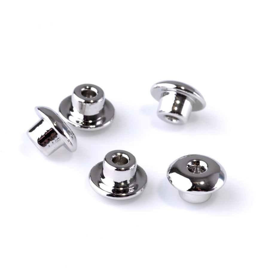 7mm Bead Aligner - Rhodium Plated - 5 Pack — Dakota Stones