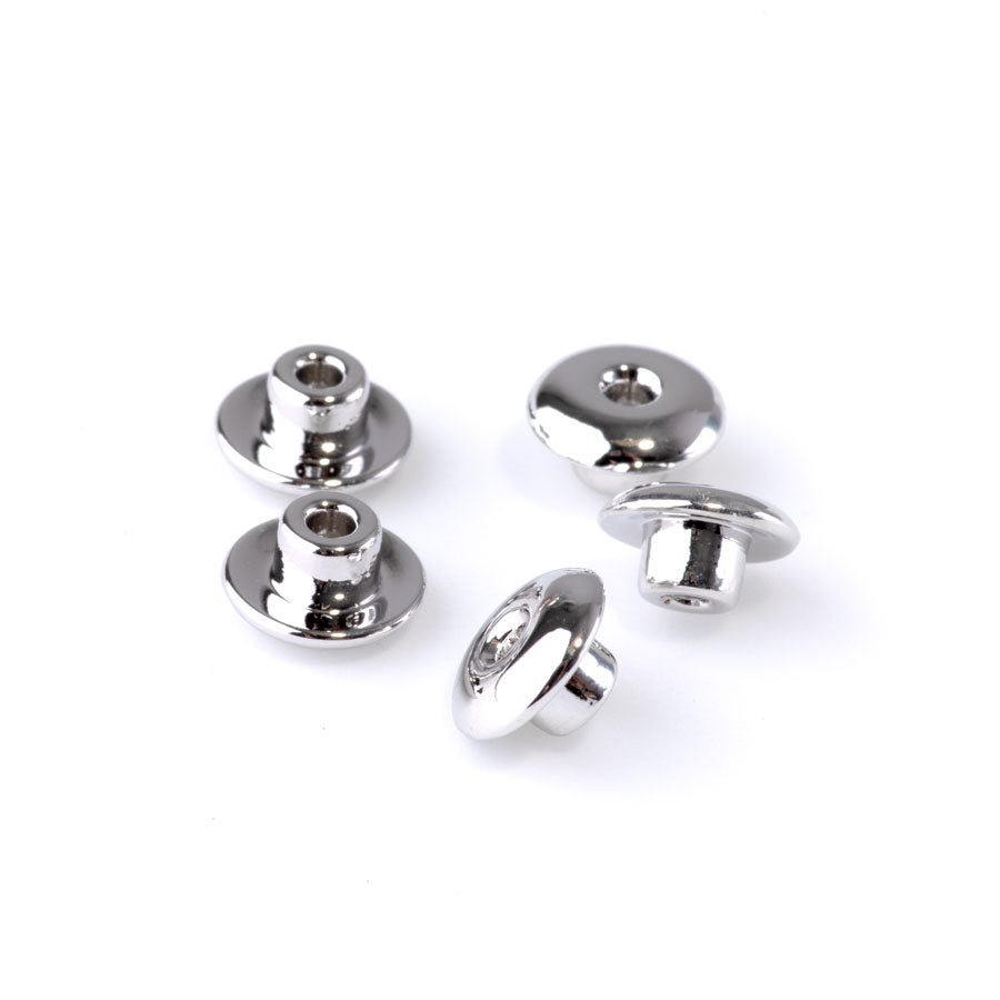 8mm Bead Aligner - Rhodium Plated - 5 Pack — Dakota Stones