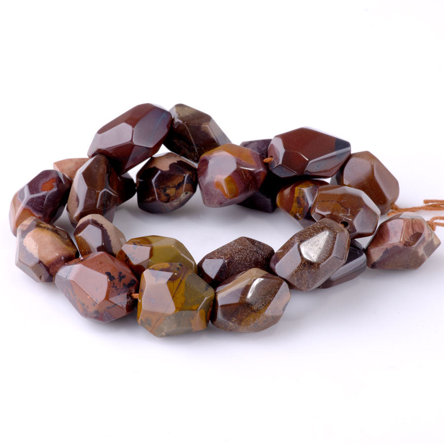 Autumn Leaf Jasper 10-20mm Freeform Nugget A Grade - 15-16 Inch - CLEA ...