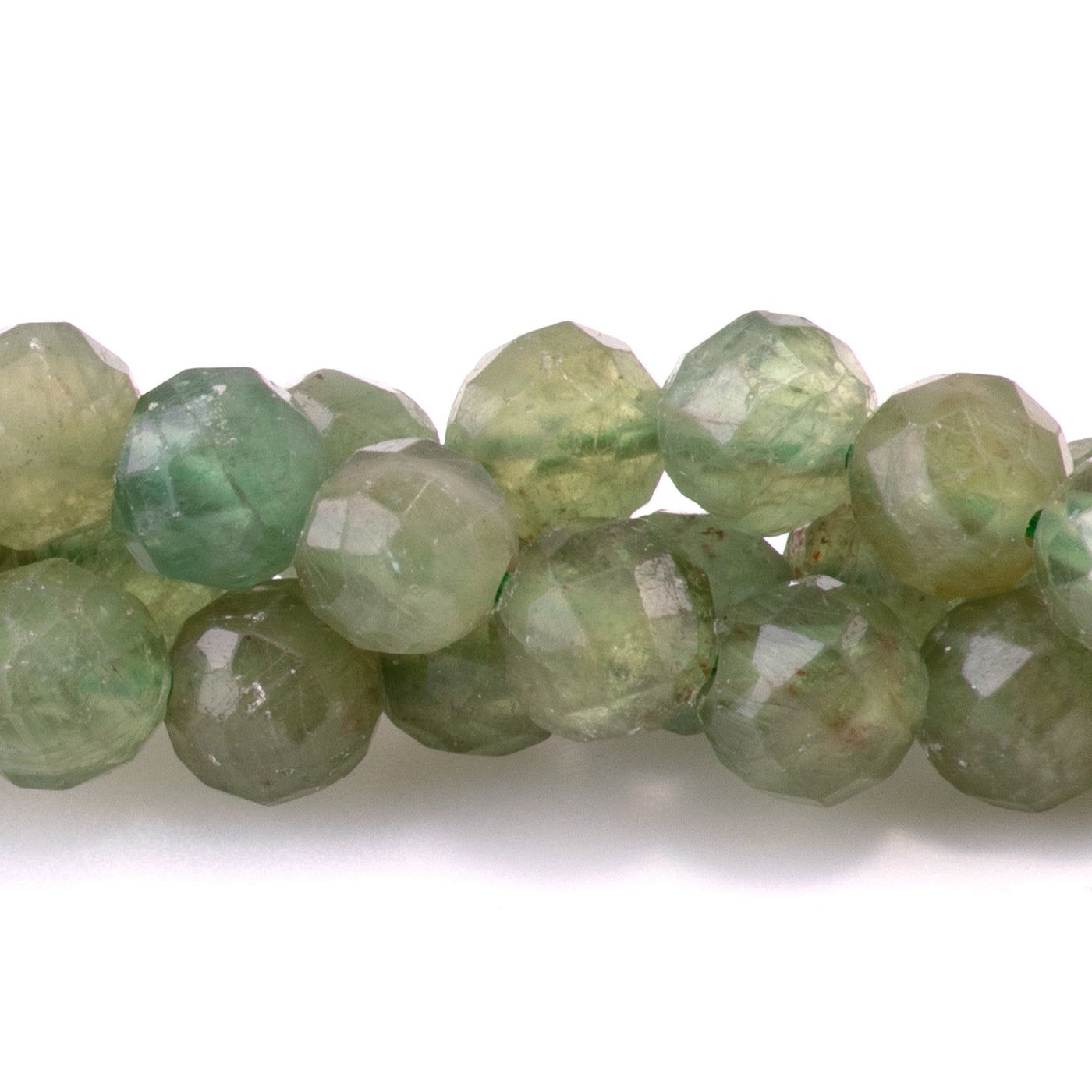 Green Apatite 6mm Faceted Round - 15-16 Inch — Dakota Stones