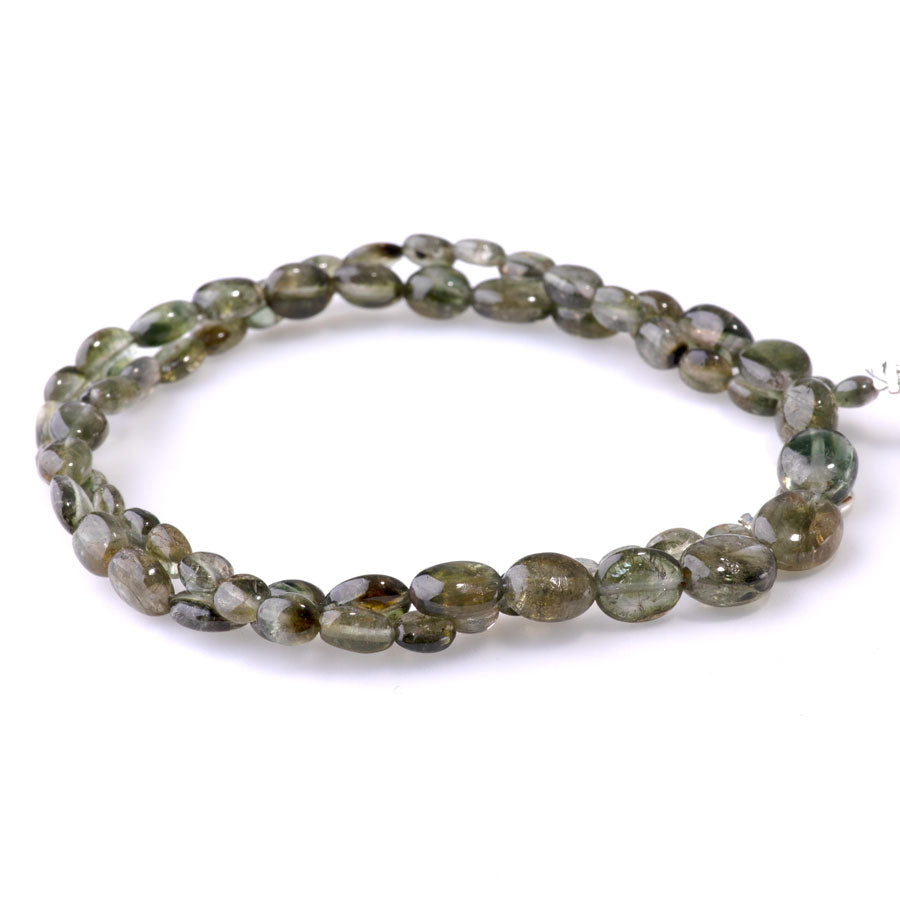 Green Tourmaline 4x5-7x9mm Graduated Nugget - 15-16 Inch — Dakota Stones