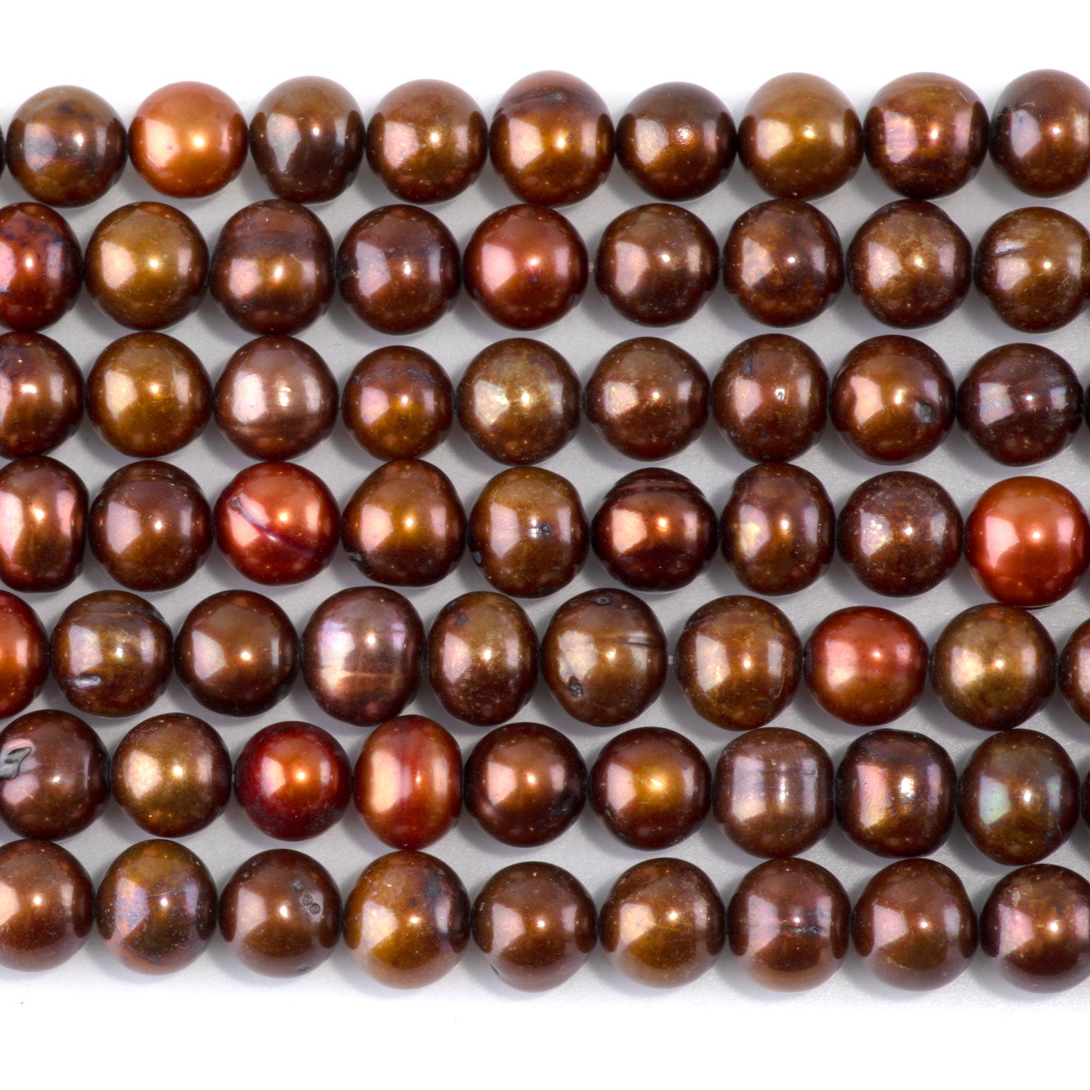 Freshwater Pearl 7-9mm Multi Color Potato Beads - 15-16 Inch — Dakota ...