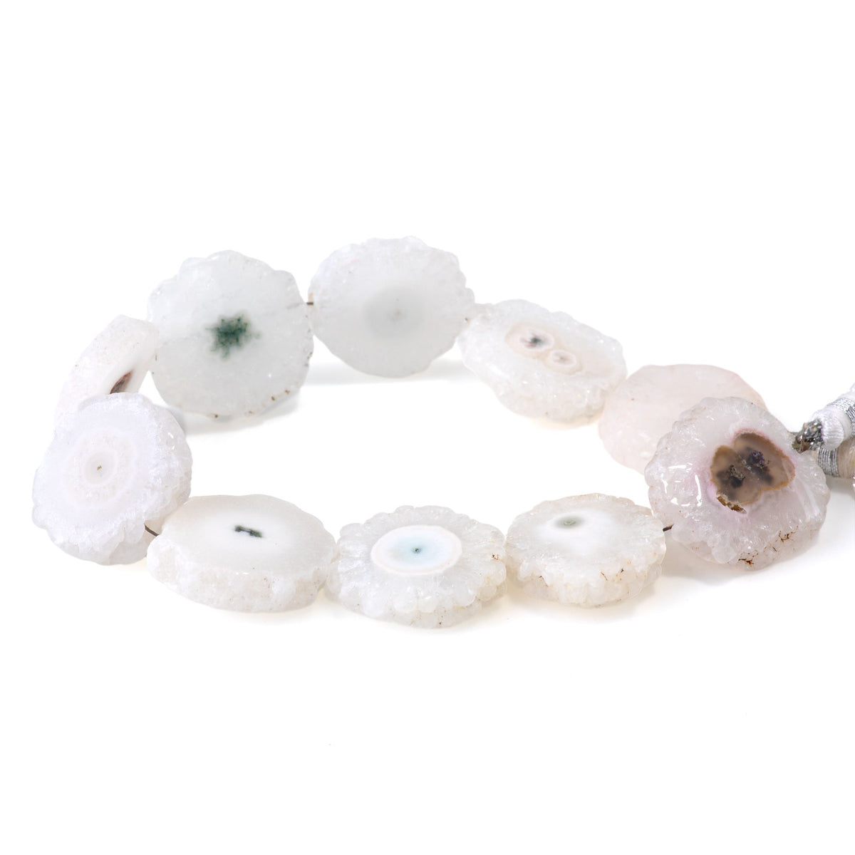 Solar Quartz 16-23mm Slice - 8 Inch — Dakota Stones