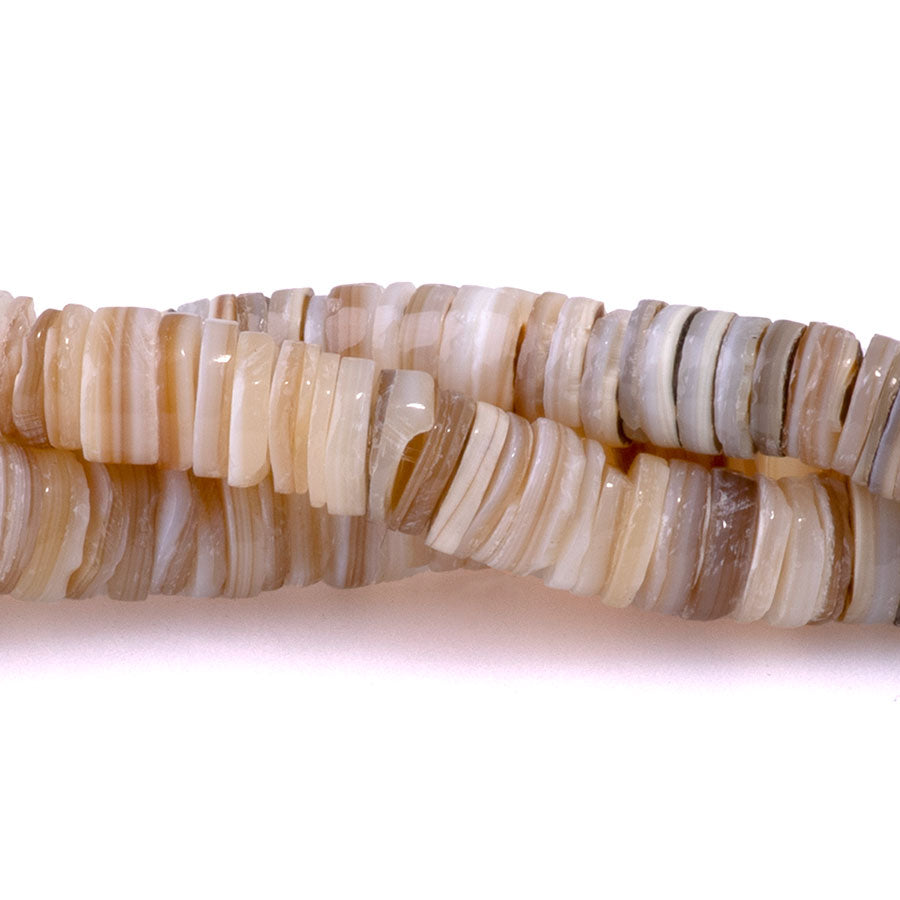 Hammer Shell 5mm Heishi - 15-16 Inch – Dakota Stones