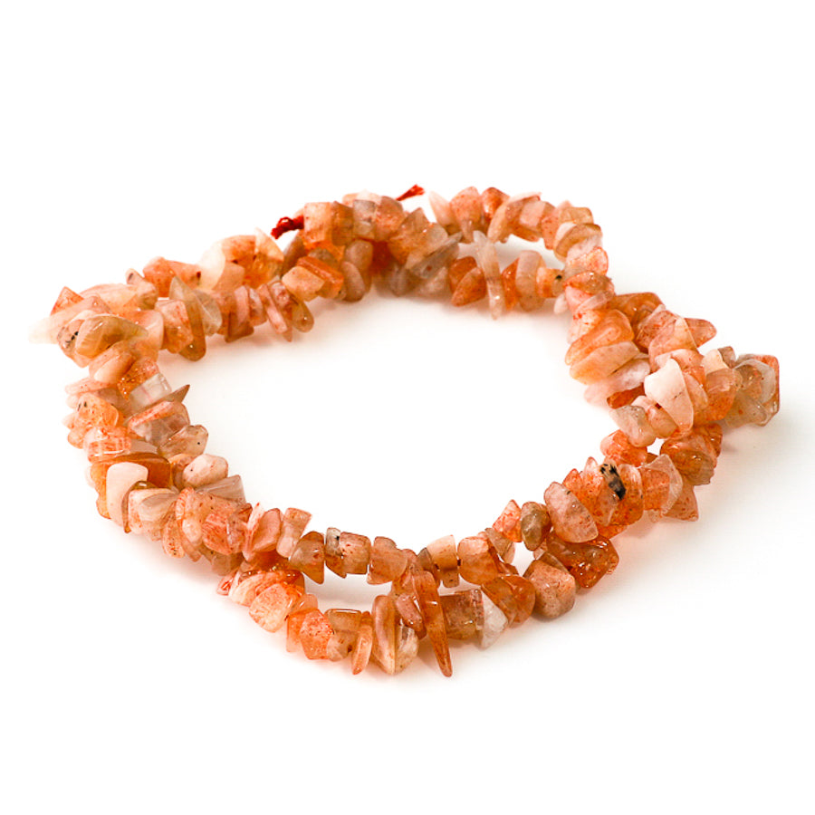 Sunstone 6mm Chip - 15-16 Inch — Dakota Stones