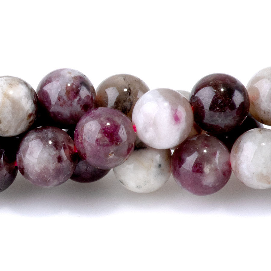 Plum Tourmaline 6mm Round - 15-16 Inch – Dakota Stones