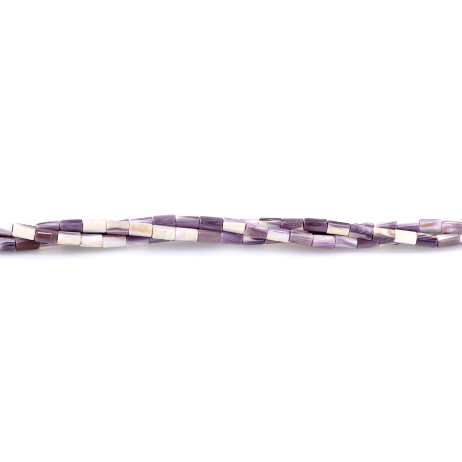 Wampum Shell 3x5mm Tube - 15-16 Inch – Dakota Stones