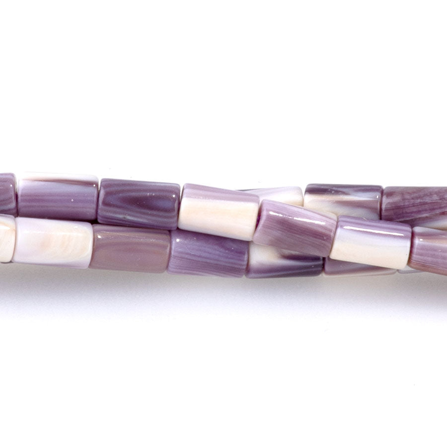 Wampum Shell 3x5mm Tube - 15-16 Inch – Dakota Stones