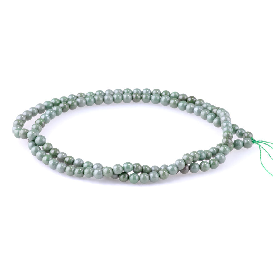 Cubic Zirconia (CZ) 3mm Round Dark Grey Pearl (Synthetic) - 14.5-15 In ...