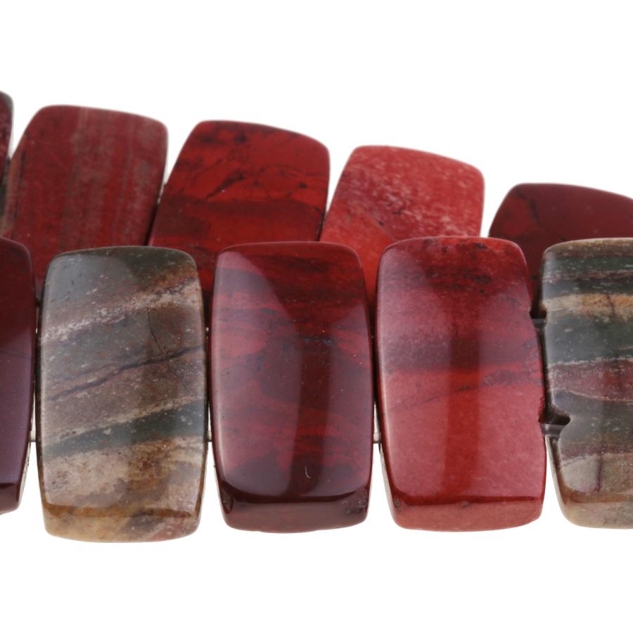 Apple Jasper 10x20 Double Drill 8-Inch — Dakota Stones