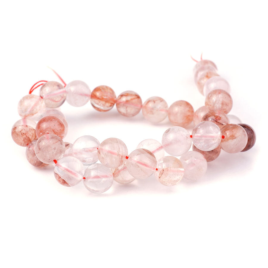 Blood Quartz 10mm Round Grade A 15-16 Inch — Dakota Stones