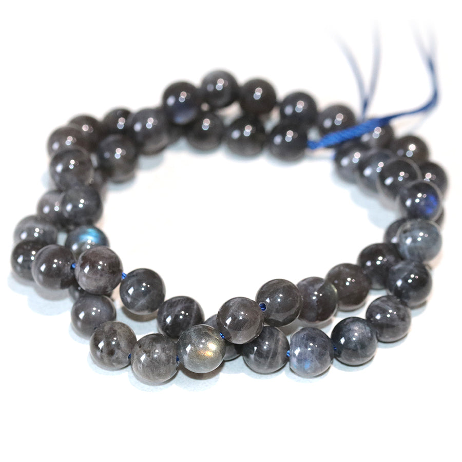 8mm Labradorite Natural Round - 15-16 Inch — Dakota Stones